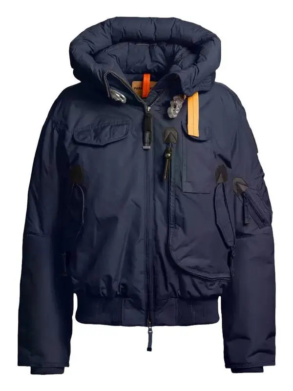 PARAJUMPERS Gobi Hooded Bomber Jacket - Blue