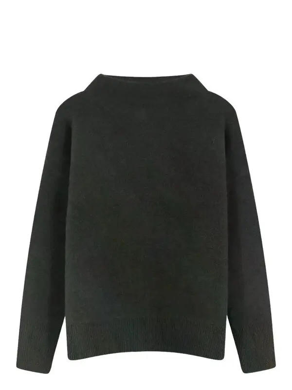 Vince Long-sleeved Sweater With Brushed Texture - Green