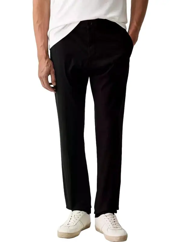 Paul & Shark Straight-leg Chino Trousers - Black