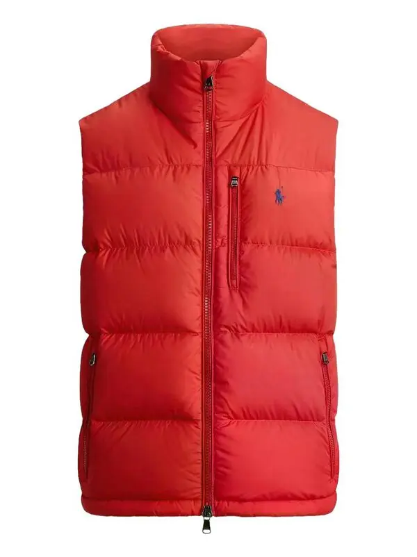 Polo Ralph Lauren Quilted High-neck Vest - Red