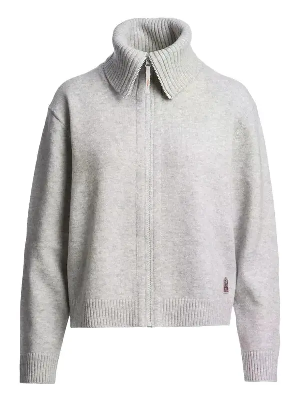 PARAJUMPERS Spinga Zip-up Cardigan - Grey
