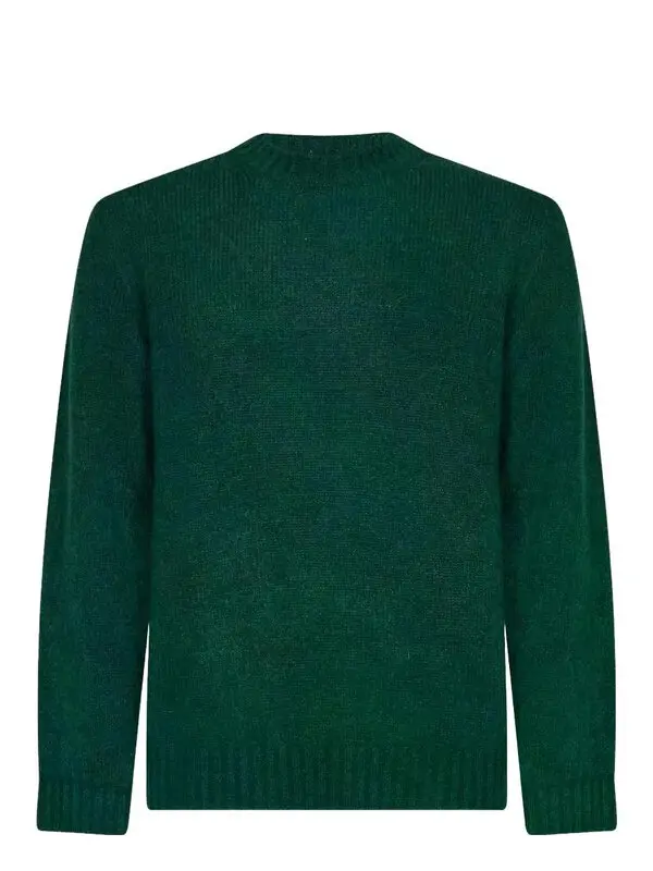 Nn07 Ribbed-trim Sweater - Green