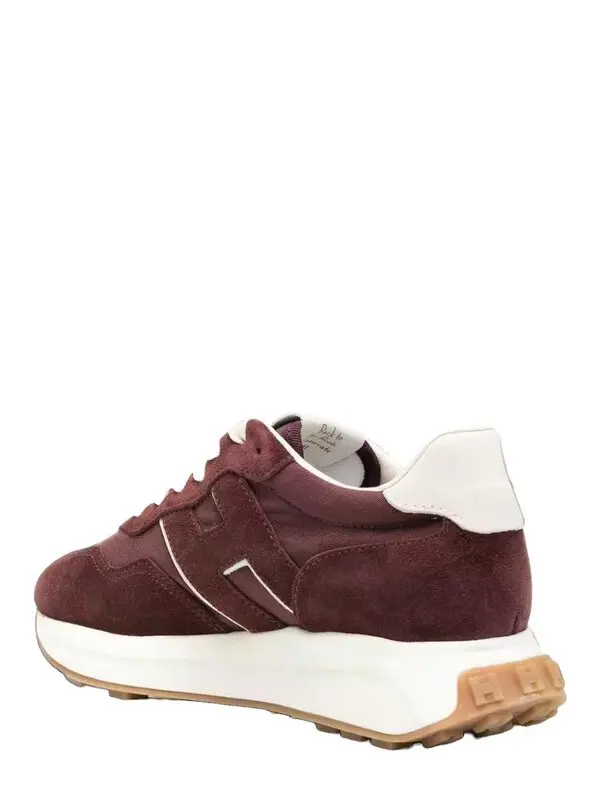 Hogan Paneled Sneakers - Red
