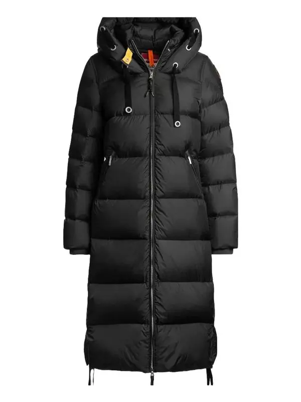 PARAJUMPERS Panda Quilted Hooded Coat - Black