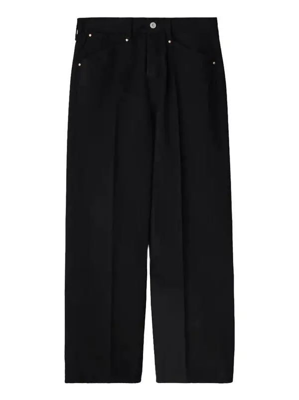 LEMAIRE Straight Five-pocket Selvedge Denim Pants - Black