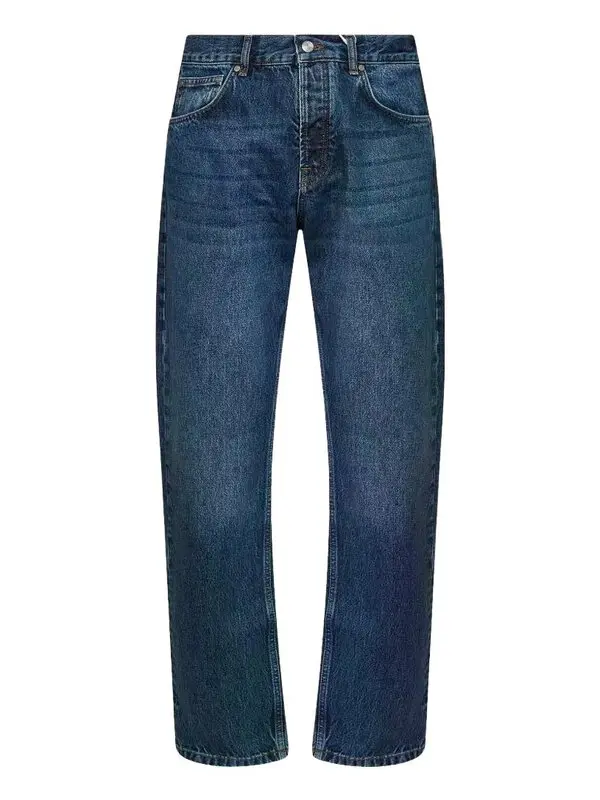Nn07 Stone-washed Cotton Jeans - Blue