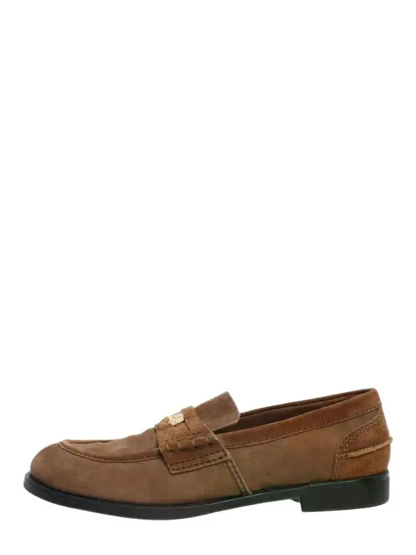 Miu Miu Suede Loafers - Brown