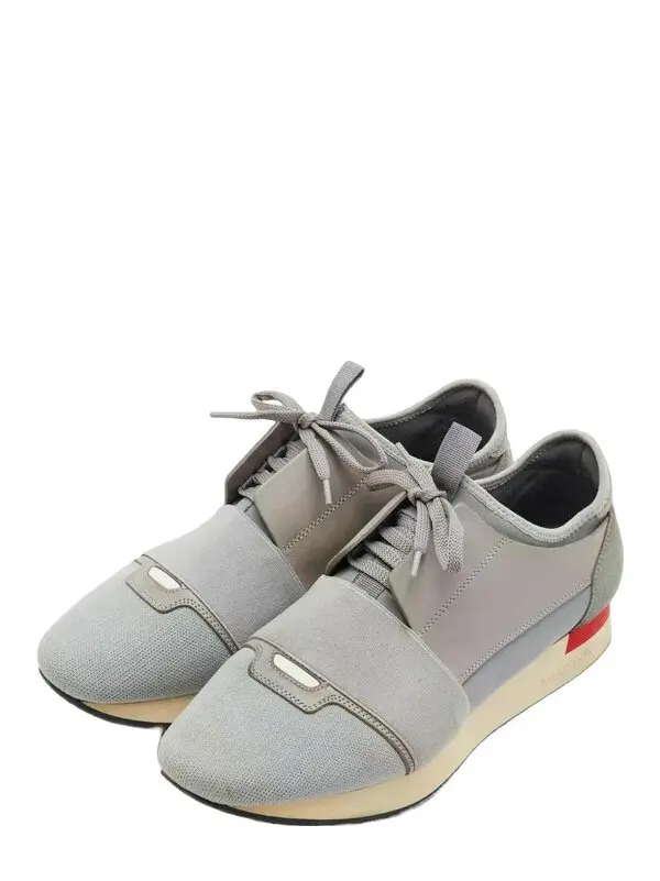 Balenciaga Race Runner Elastic-band Sneakers - Grey
