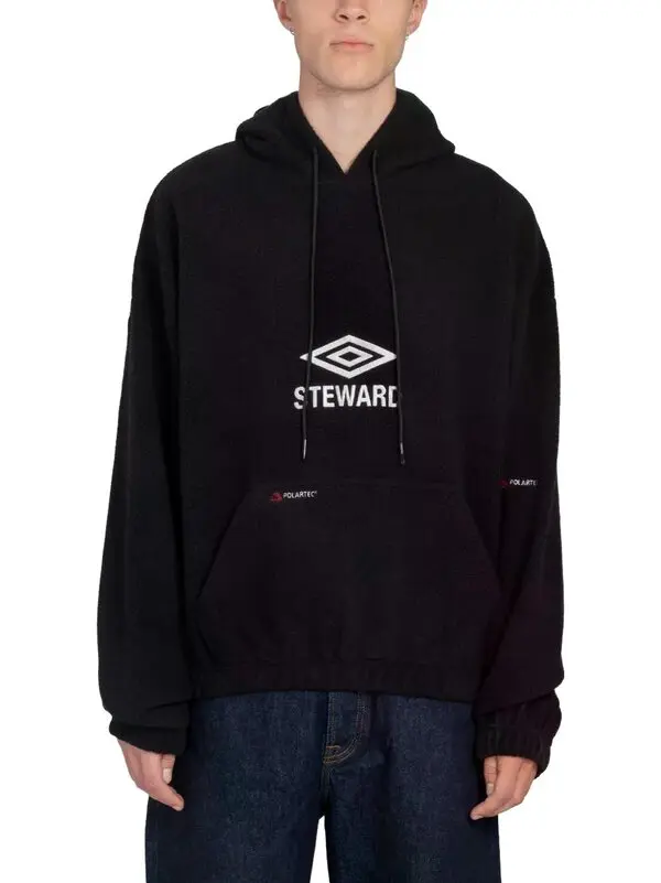 UMBRO Steward Fleece Hoodie - Black