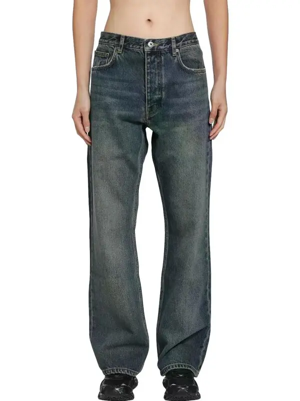 Off-White Half Arrow Slim Relax Jeans - Blue