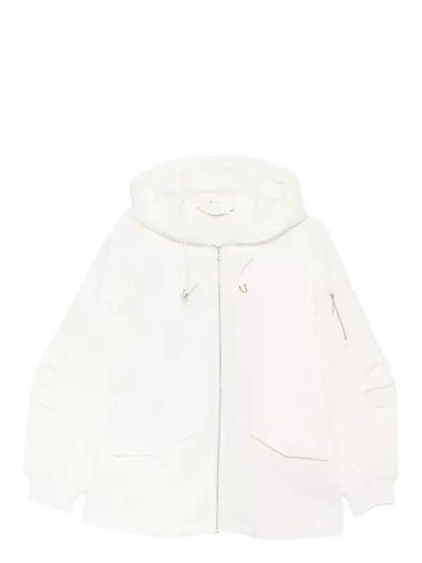 Liu Jo Hooded Zip-back Jacket - White