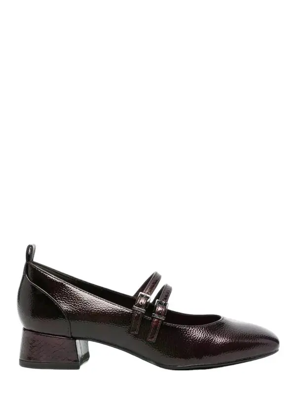 TAMARIS Buckle-strap Block-heel Pumps - Red