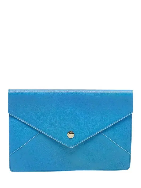 Dolce & Gabbana Envelope Flat Clutch Bag - Blue