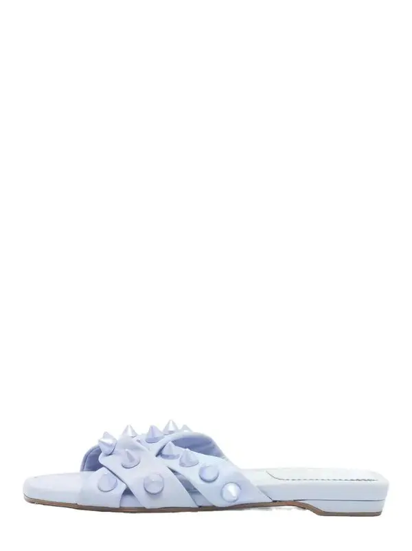 CHRISTIAN LOUBOUTIN Miss Spika Leather Sandals - Blue