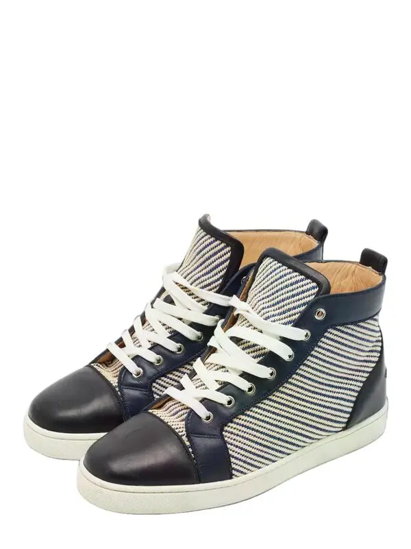 CHRISTIAN LOUBOUTIN Rantus Orlato High-top Sneakers - Blue