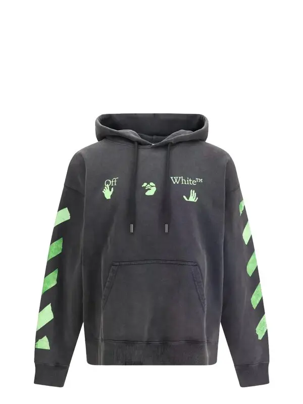 Off-White Bacco Arrow Skate Hoodie - Black
