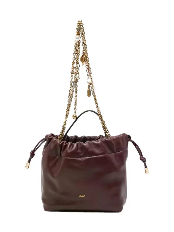 Chloé Icons Charms Chain-strap Shoulder Bag - Red