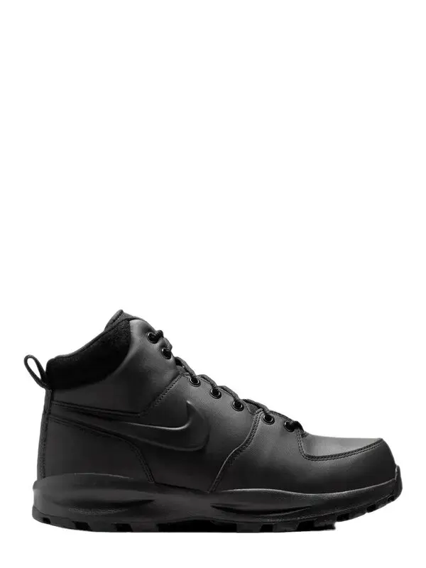 Nike Manoa Leather High Top Sneakers - Black