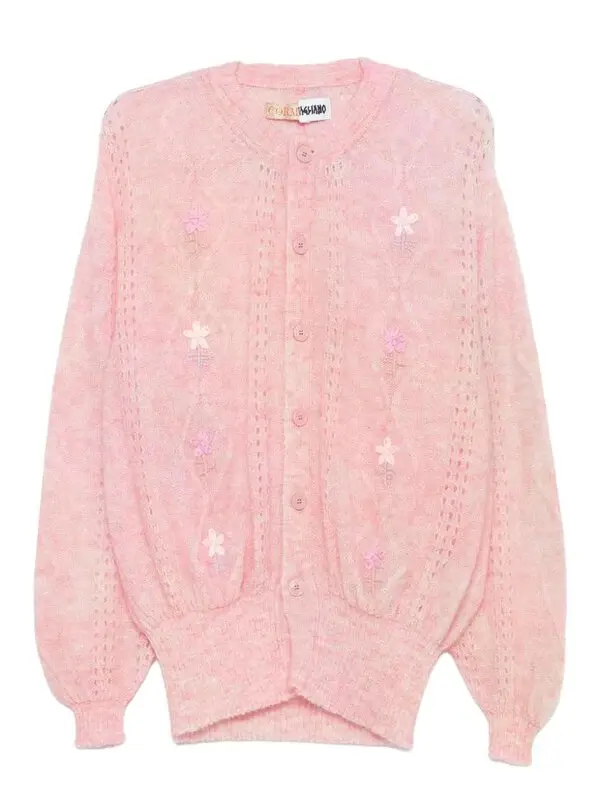 MAGLIANO Embroidered Cardigan - Pink