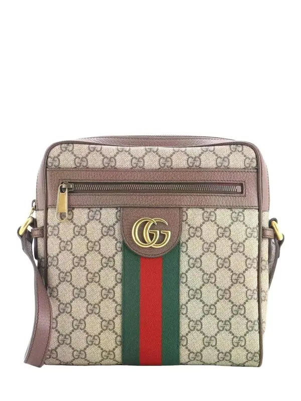 Gucci Ophidia Gg Coated Canvas Messenger Bag - Brown