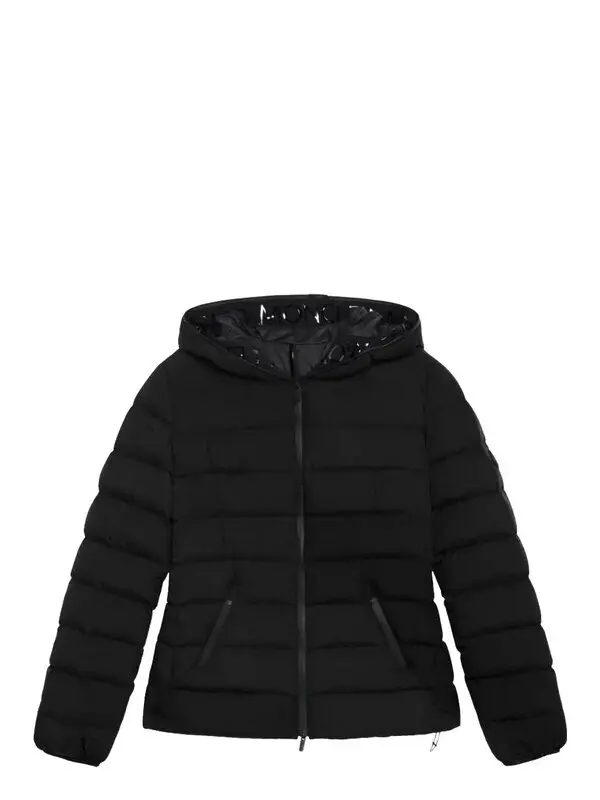 Moncler Quilted Hooded Jacket - Black