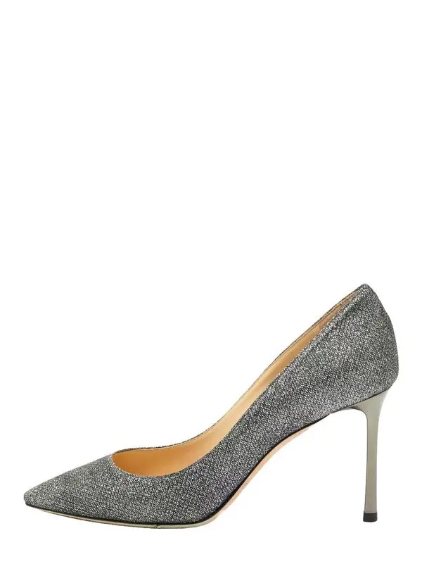 JIMMY CHOO Romy Glitter Pumps - Silver