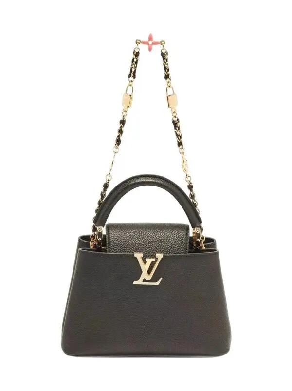 LOUIS VUITTON Capucines Bb Tote Bag - Black