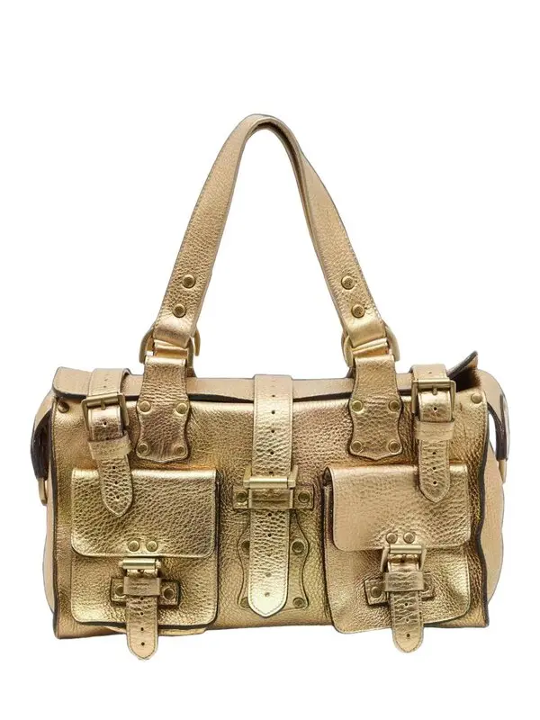 Mulberry Roxanne Buckle Tote Bag - Gold