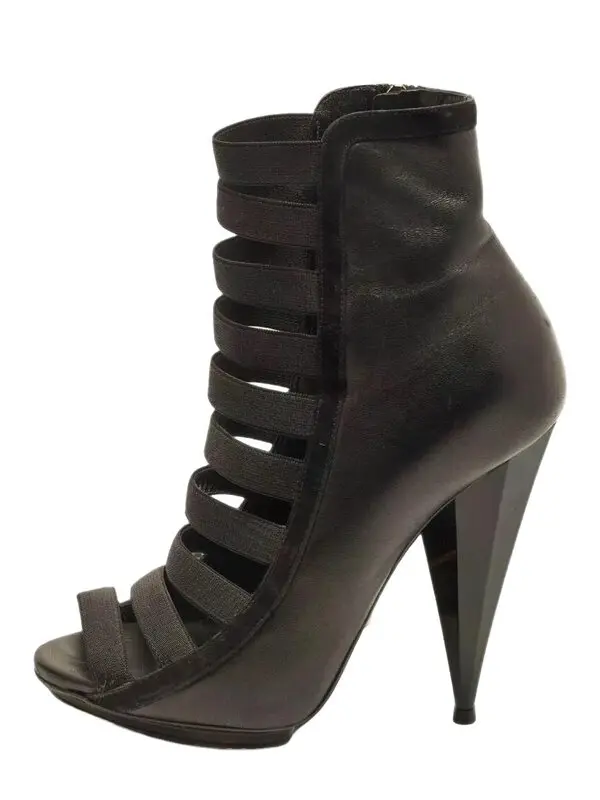 Gucci Olimpia Caged Stiletto Sandals - Black