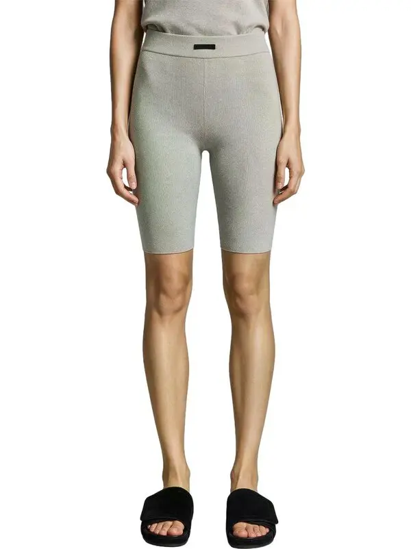 Fear Of God Biker Ribbed Shorts - Neutrals