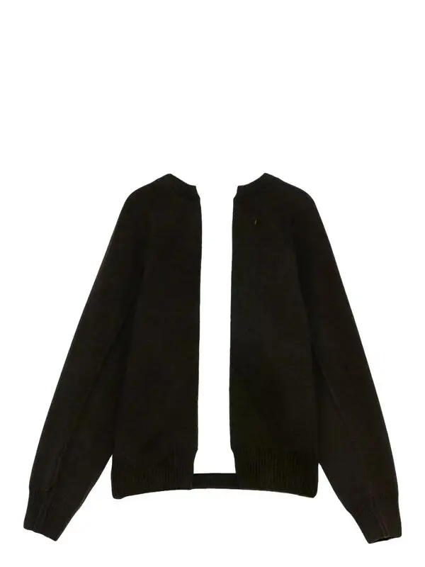 Undercover Crystal-embellished Raglan-sleeve Jumper - Brown