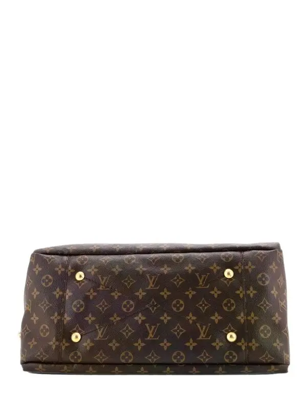 LOUIS VUITTON Artsy Monogram Canvas Mm Hobo Bag - Brown