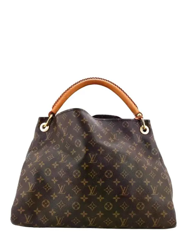 LOUIS VUITTON Artsy Monogram Canvas Mm Hobo Bag - Brown