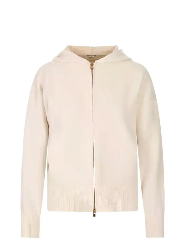Agnona Zip-up Hoodie - Neutrals