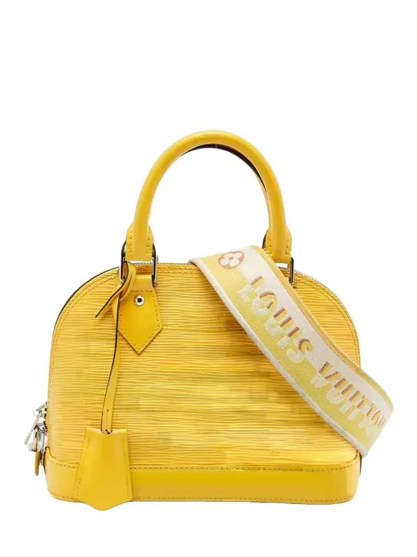LOUIS VUITTON Pi Leather Alma Tote Bag - Yellow