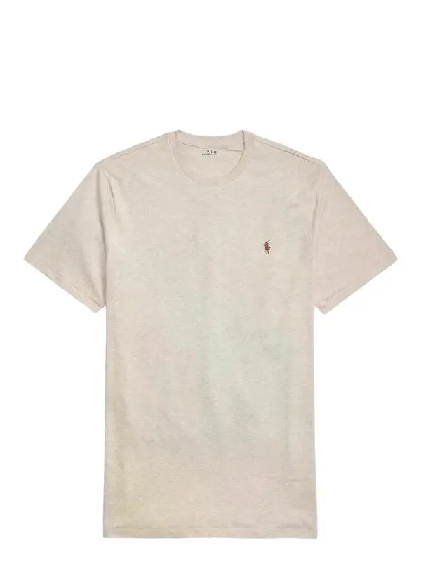 Polo Ralph Lauren Embroidered Crewneck T-shirt - Neutrals