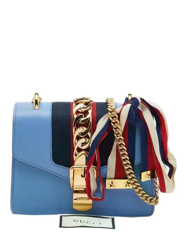 Gucci Mini Sylvie Shoulder Bag - Blue