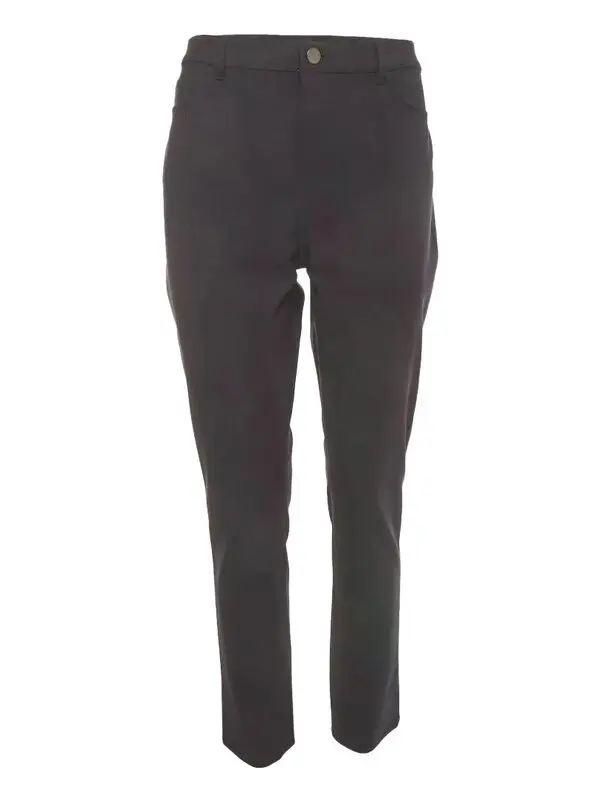 Theory Navy Straight-leg Trousers - Blue