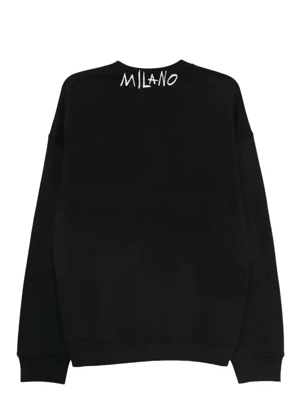 Just Cavalli Logo Print Sweater - Black