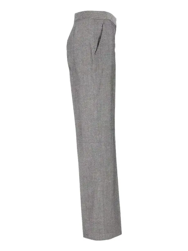 Stella McCartney Twill Straight Leg Trousers - Grey