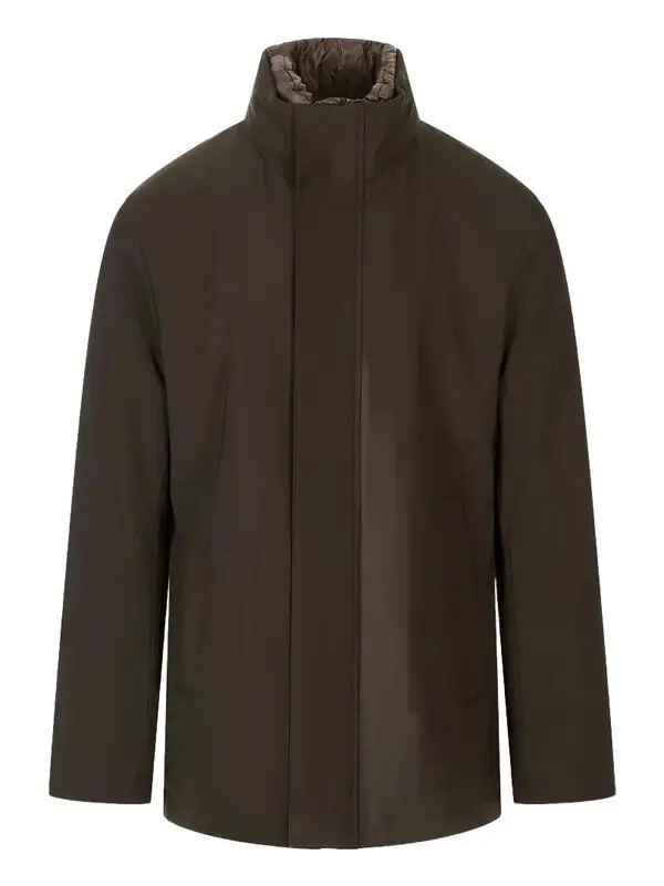 MONTECORE High-neck Quilted Padded Jacket - Brown