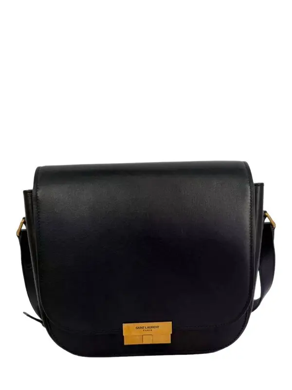 Saint Laurent Betty Leather Shoulder Bag - Black