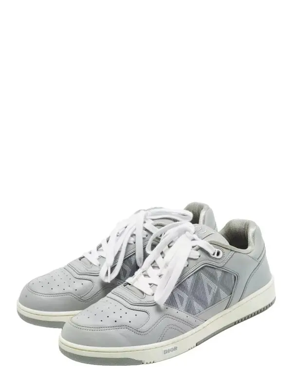 Dior Cd Diamond Print Sneakers - Grey