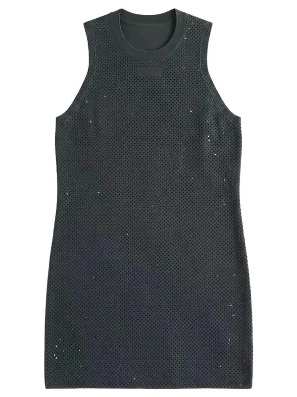 Kith Jaye Studded Knit Mini Dress - Grey