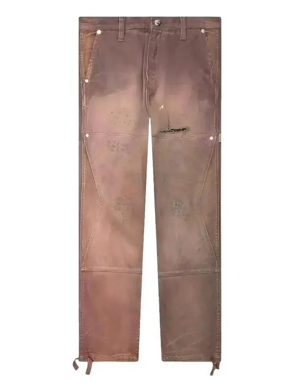 Rhude Reza Double-knee Jeans - Brown