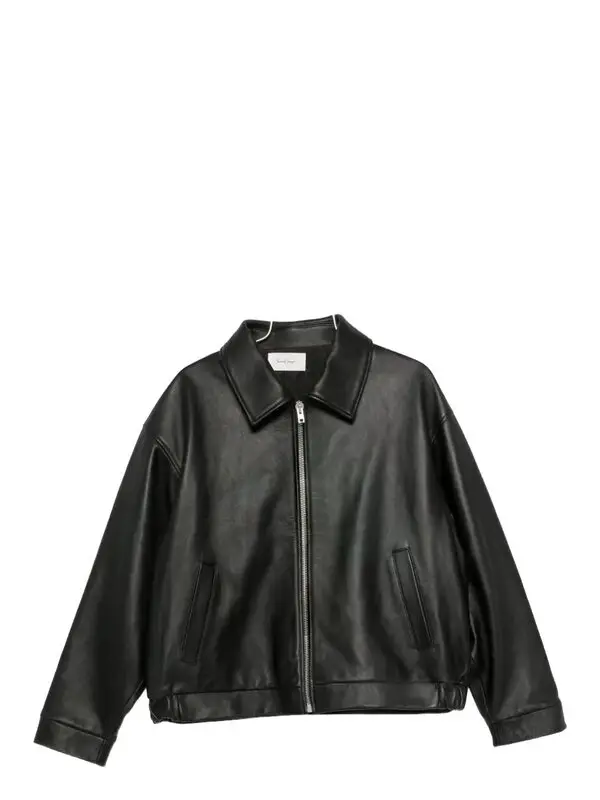 SECOND / LAYER Barras Leather Jacket - Black