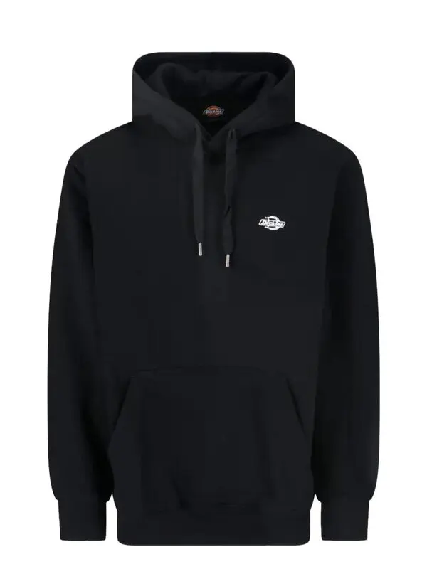 Dickies Logo Print Hoodie - Black