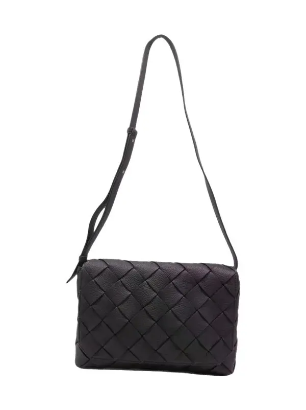 Bottega Veneta Diago Intreccio Crossbody Bag - Brown
