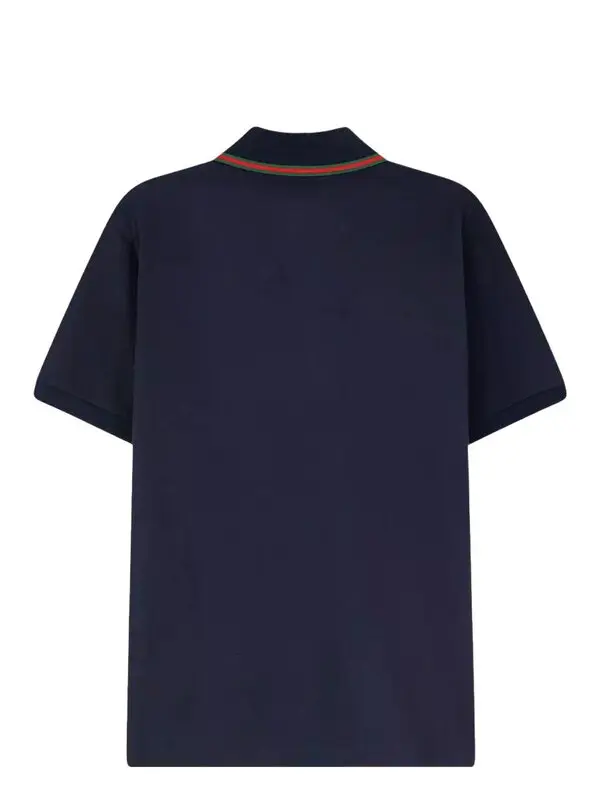 Gucci Nastro Web Polo Shirt - Blue