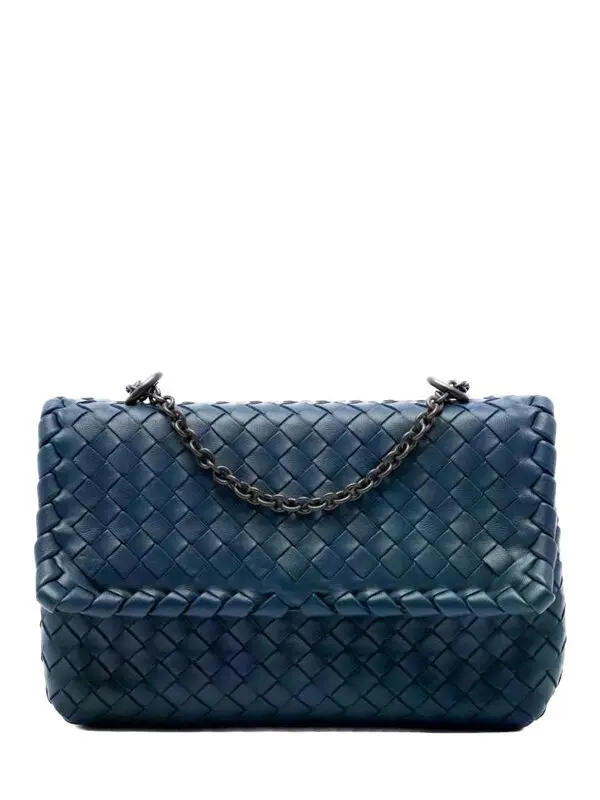 Bottega Veneta Baby Nappa Olimpia Crossbody Bag - Blue